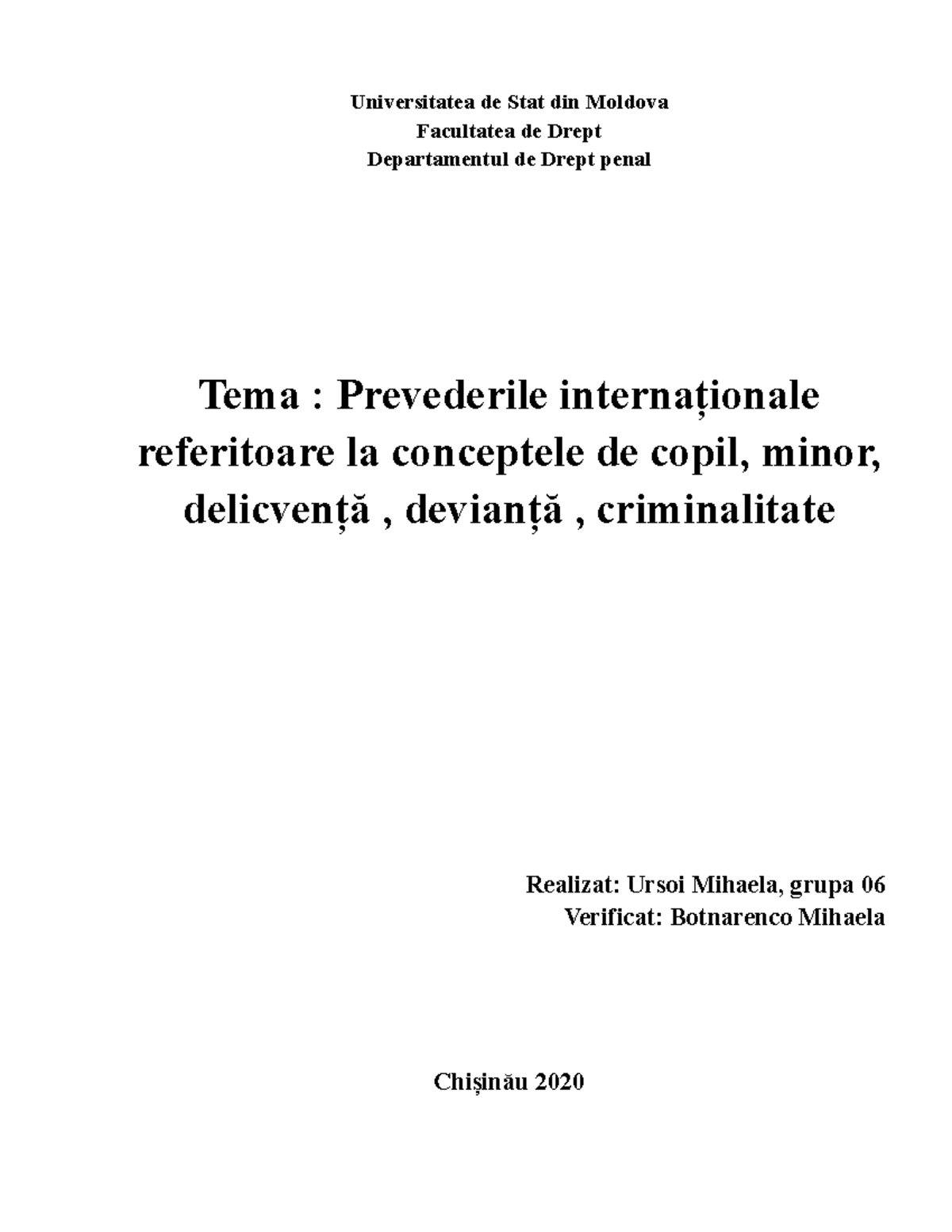 Lucru individual - Util - Universitatea de Stat din Moldova Facultatea ...