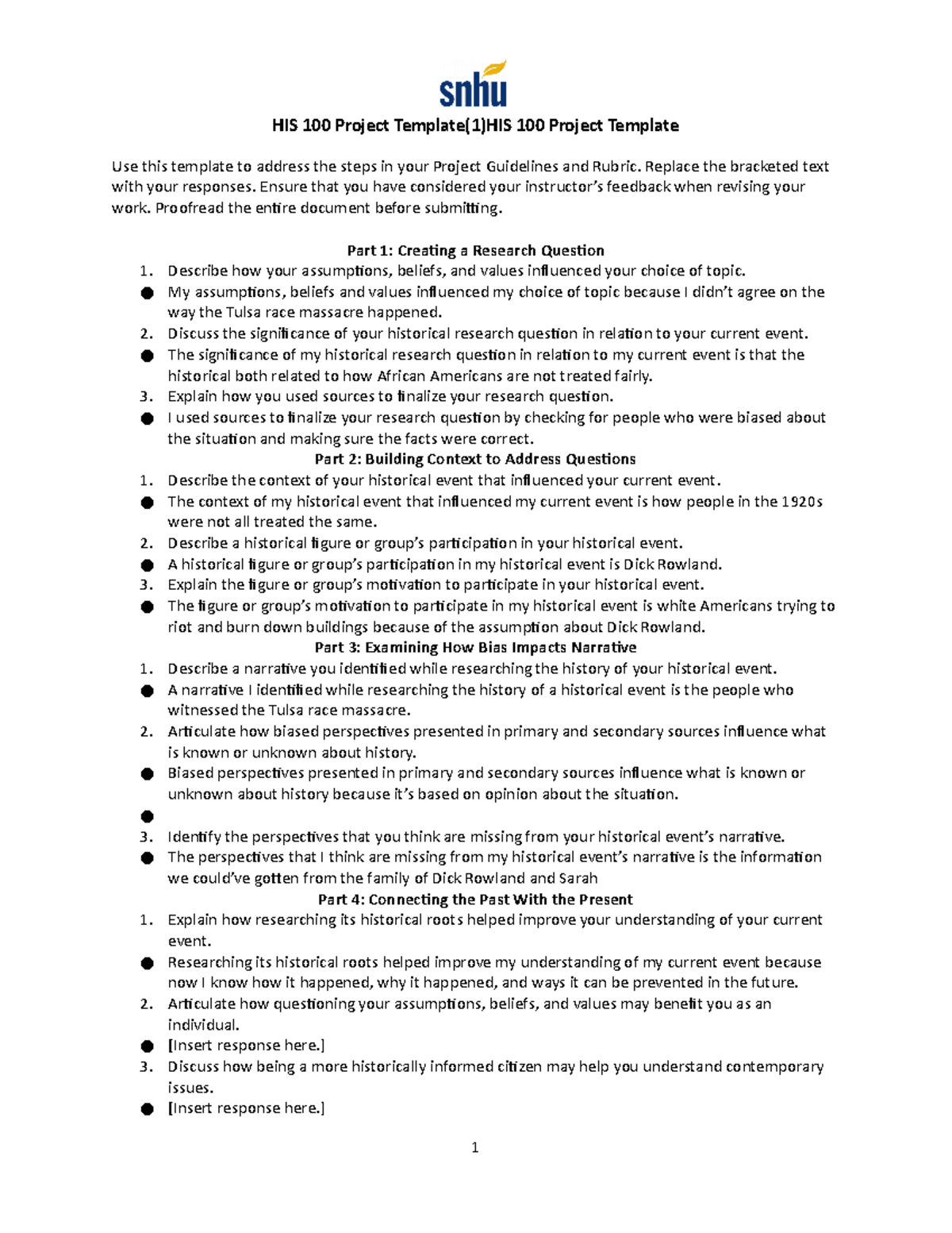 HIS 100 Project Template-1 - HIS 100 Project Template(1)HIS 100 Project ...