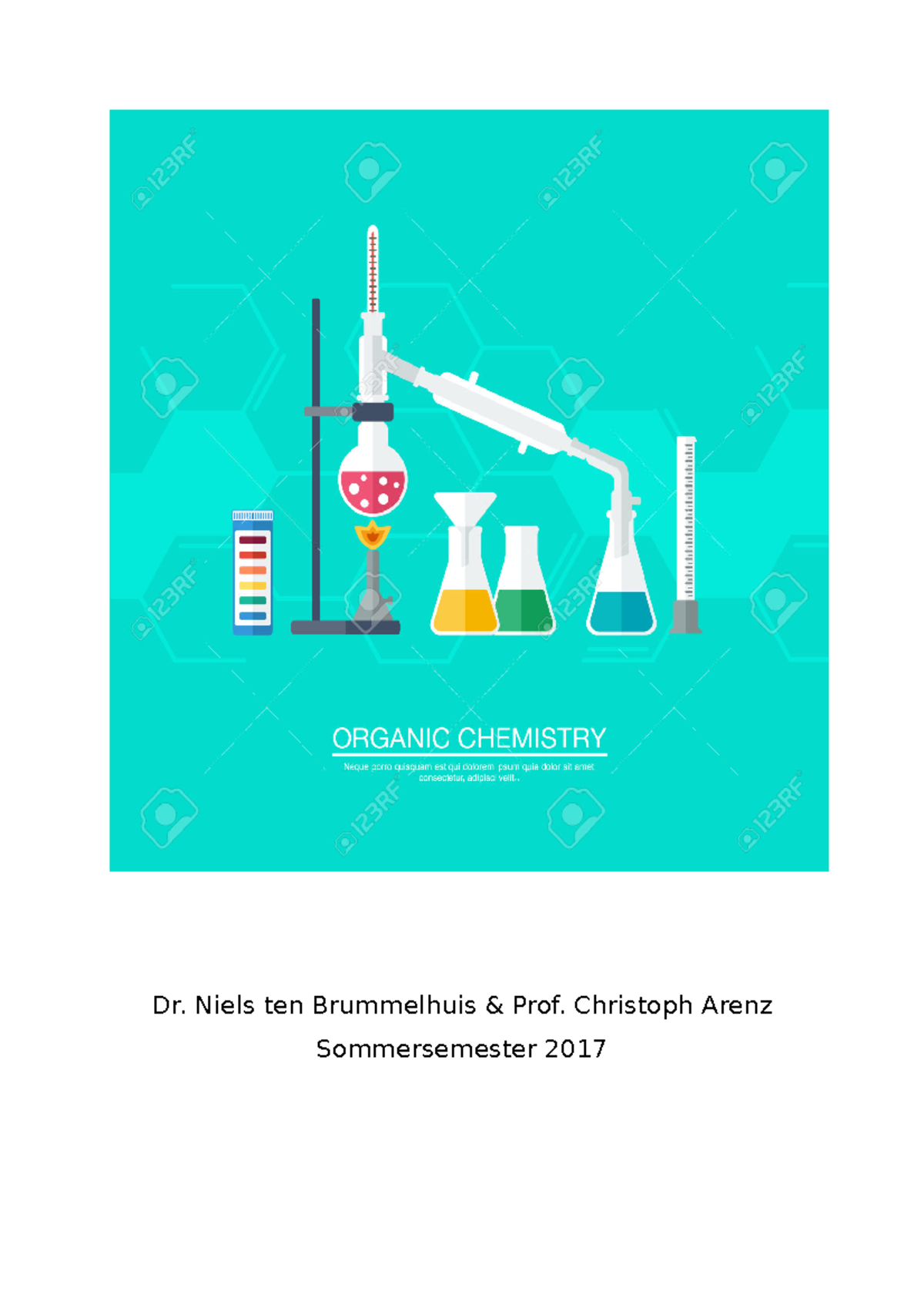 Organische Chemie - Dr. Niels ten Brummelhuis & Prof. Christoph Arenz ...