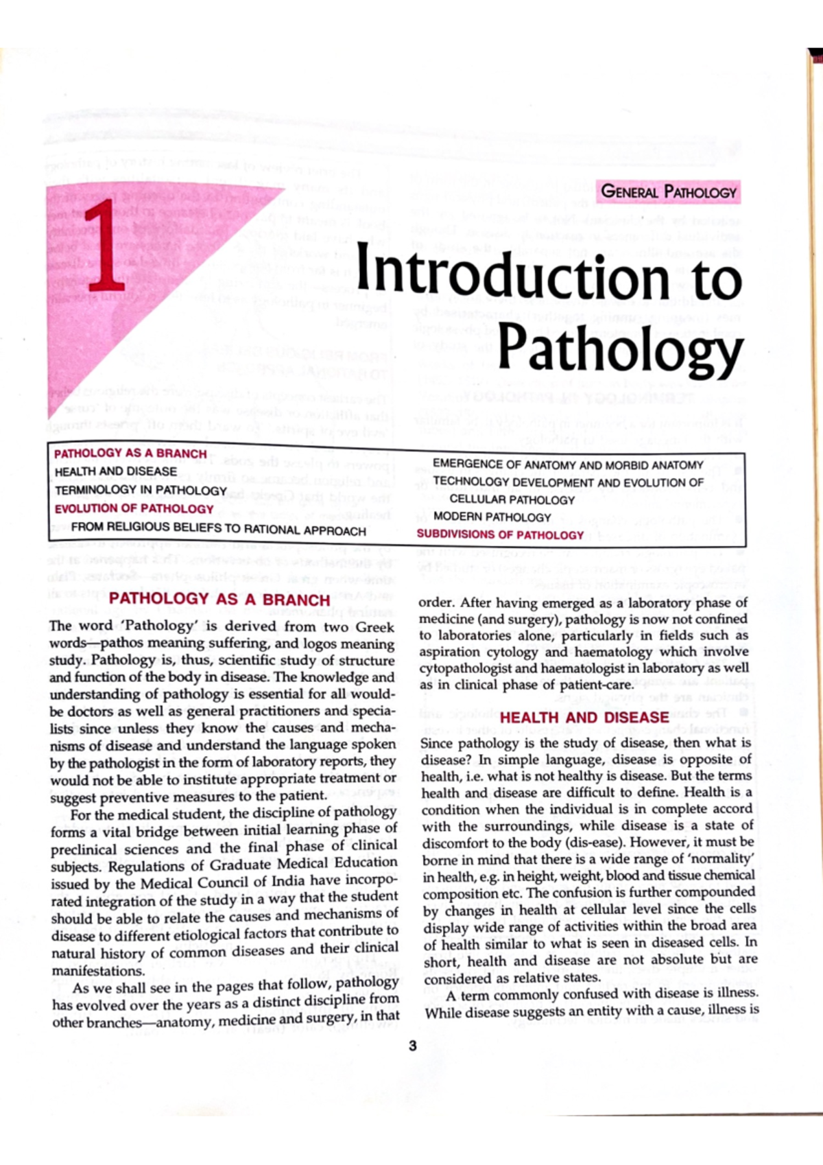 Introduction to Pathology - Mbbs undergrad - Studocu
