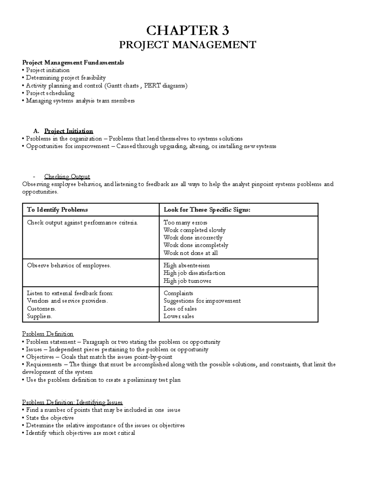 Kap3 - slides - CHAPTER 3 PROJECT MANAGEMENT Project Management ...