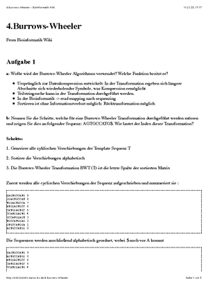 Bioinformatik-Zusammenfassung pdf - Transkriptom-Analyse: Datenbanken: Primärdatenbanken ...