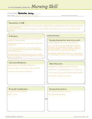 Pain Management - ACTIVE LEARNING TEMPLATES THERAPEUTIC PROCEDURE A ...