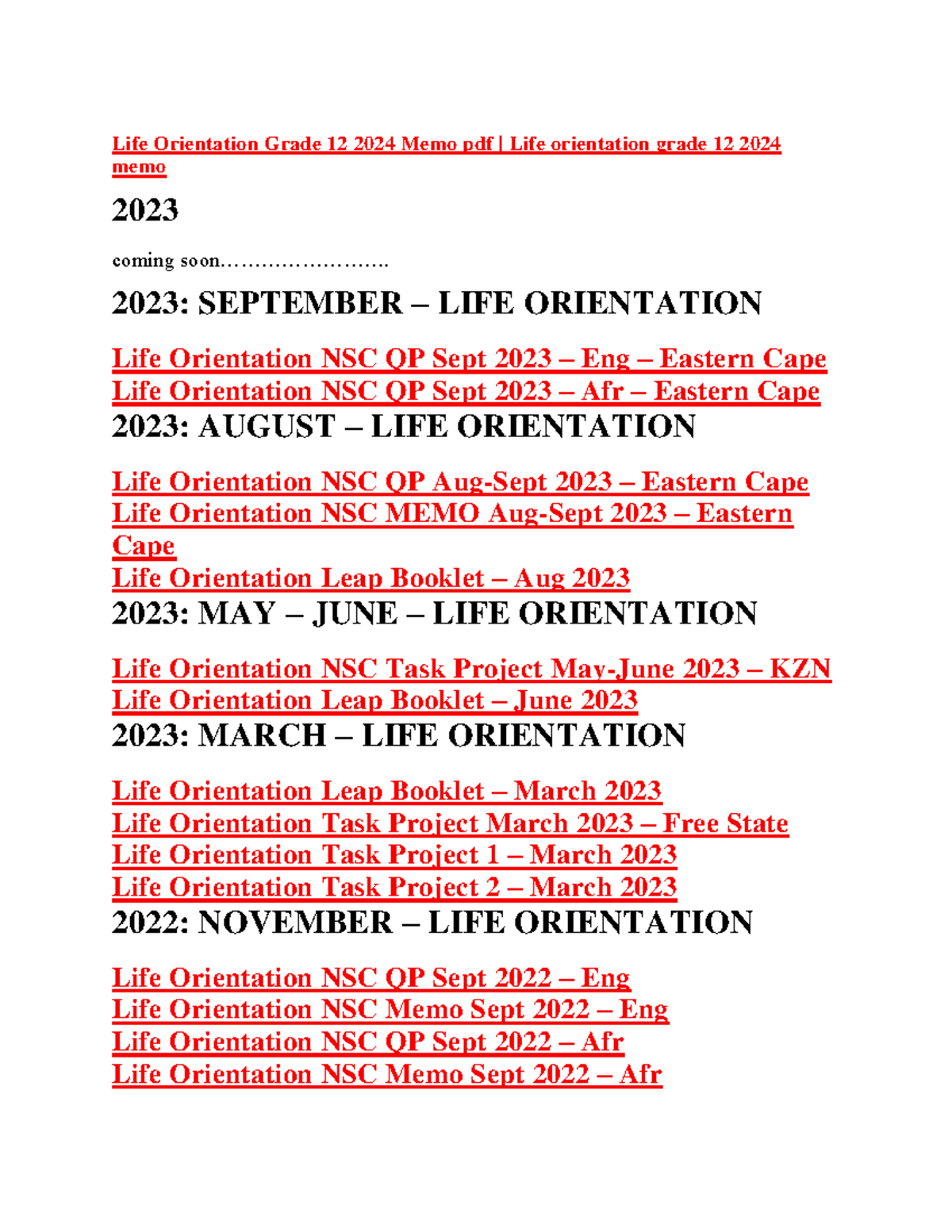 Life orientation grade 12 2023 2012 mv0lp Epr 0oi Lyg E 3 - Life ...