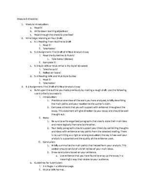 Module 6 Notes - Revisions - Module 6 Notes: Revisions Module Six ...