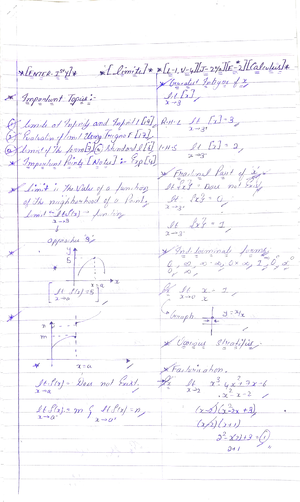 Parabola ( Complete Notes with Example and Imp Formula) - :. !1 'I I ...