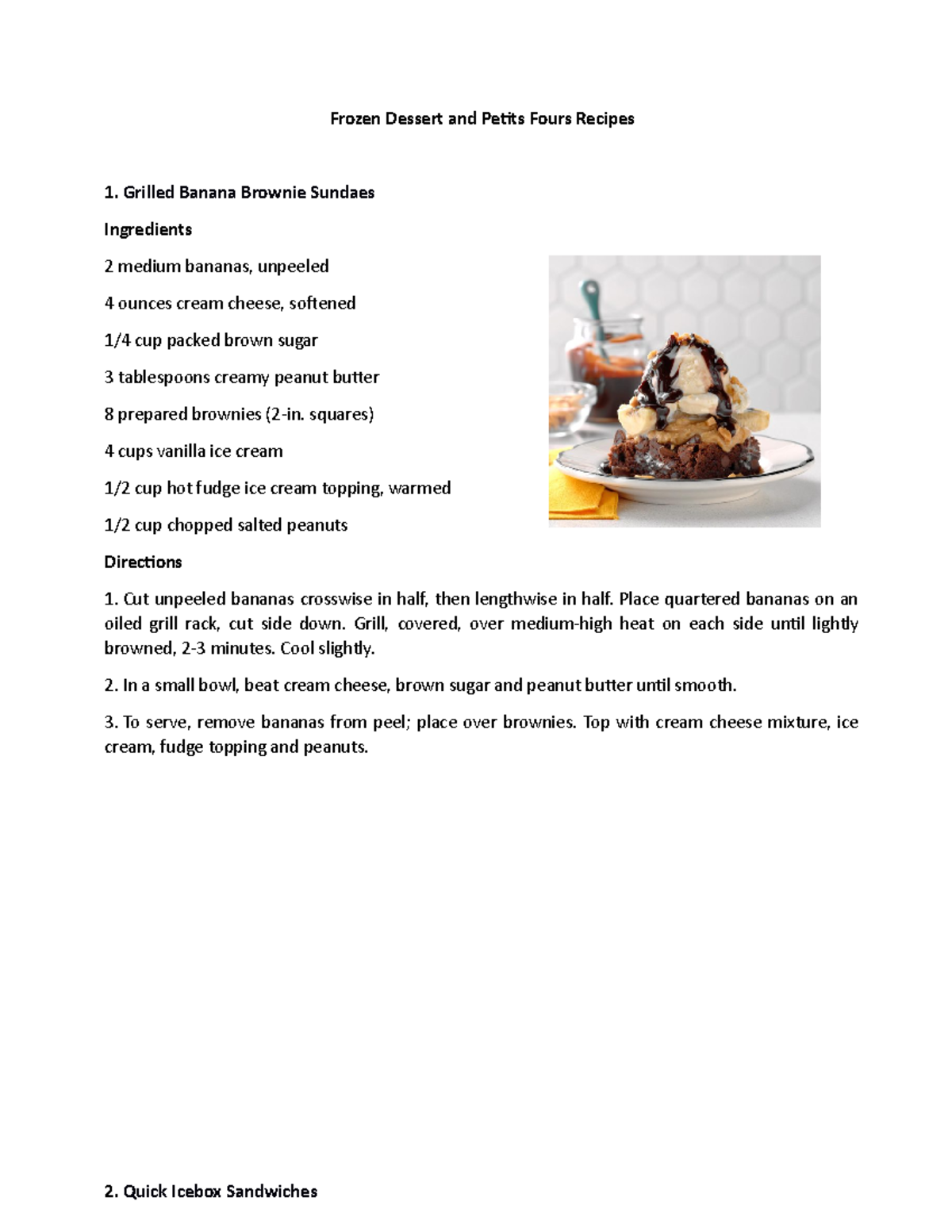 13 Laboratory Exercise 1 Pastry - Frozen Dessert and Petits Fours ...
