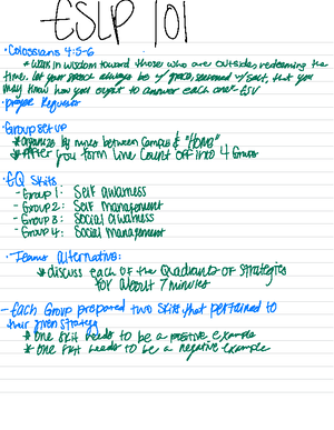 EQ Reflection Essay Instructions - ESLP 101 EQ REFLECTION ESSAY ...