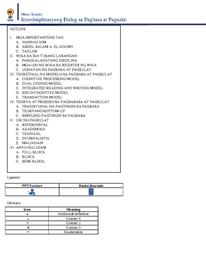 Araling Pilipinas - ... - 1 I. Lagumin kung paano umunlad ang Araling ...