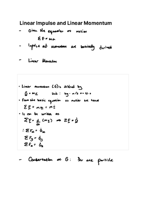 Forces and Moments - Forces and Moments Statics: Forces or moments on a ...