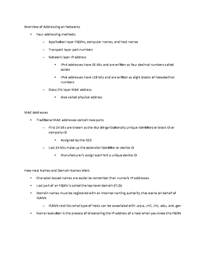 CST 2307 Chapter 6 Notes - Chapter 6 Characteristics of Wireless ...