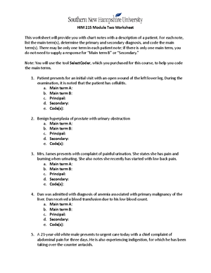 HIM 220 Module One Journal Template - Running head: RUNNING HEAD 1 ...