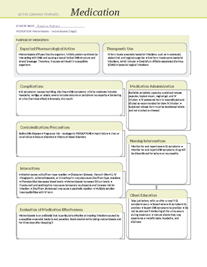Penicillin Template - ####### STUDENT NAME