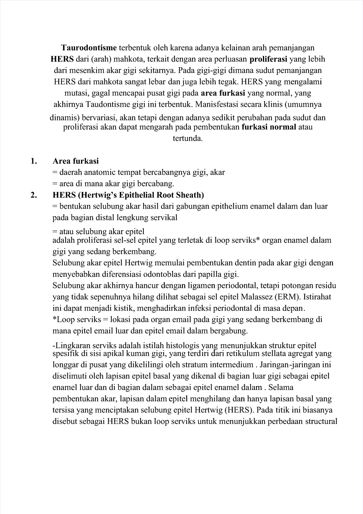 Pbl 4 kating - tut work dentistry - TaurodontismeTaurodontisme ...