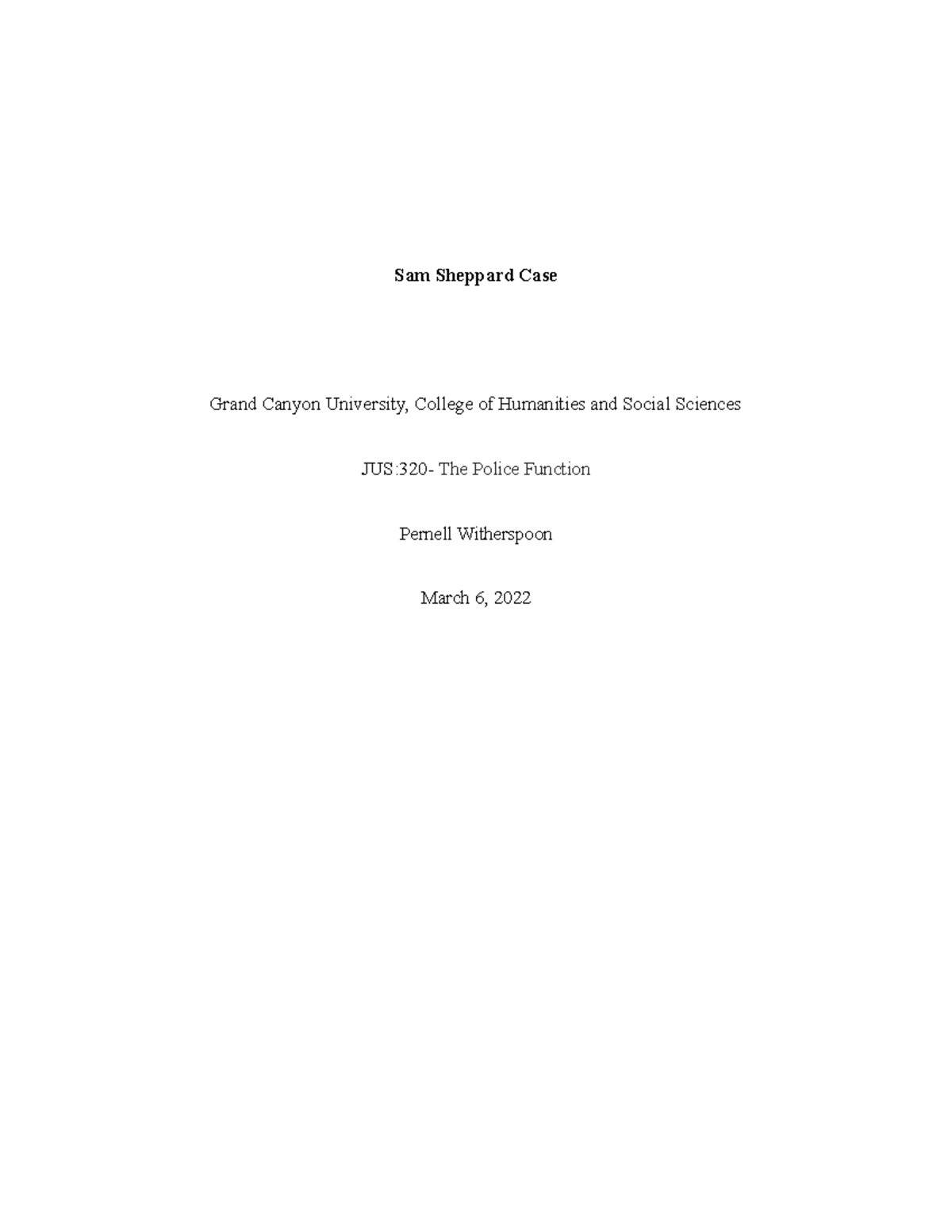 Sam Sheppard Case Interrogation - Sam Sheppard Case Grand Canyon ...