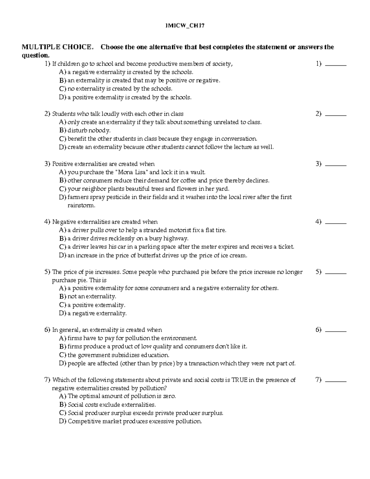 Imicw ch17 - Practice question about chapter 17 - IMICW_CH MULTIPLE ...