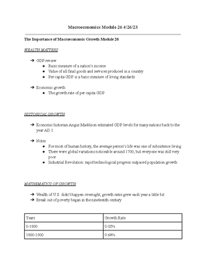 ECO2013 Macroeconomics Module 21 - Macroeconomics Module 21 4/23/ An ...