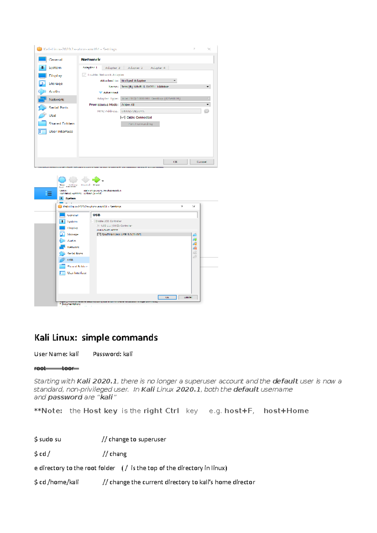 Lab02 Kali Linux Using Simple Linux Commands - Kali Linux: simple ...