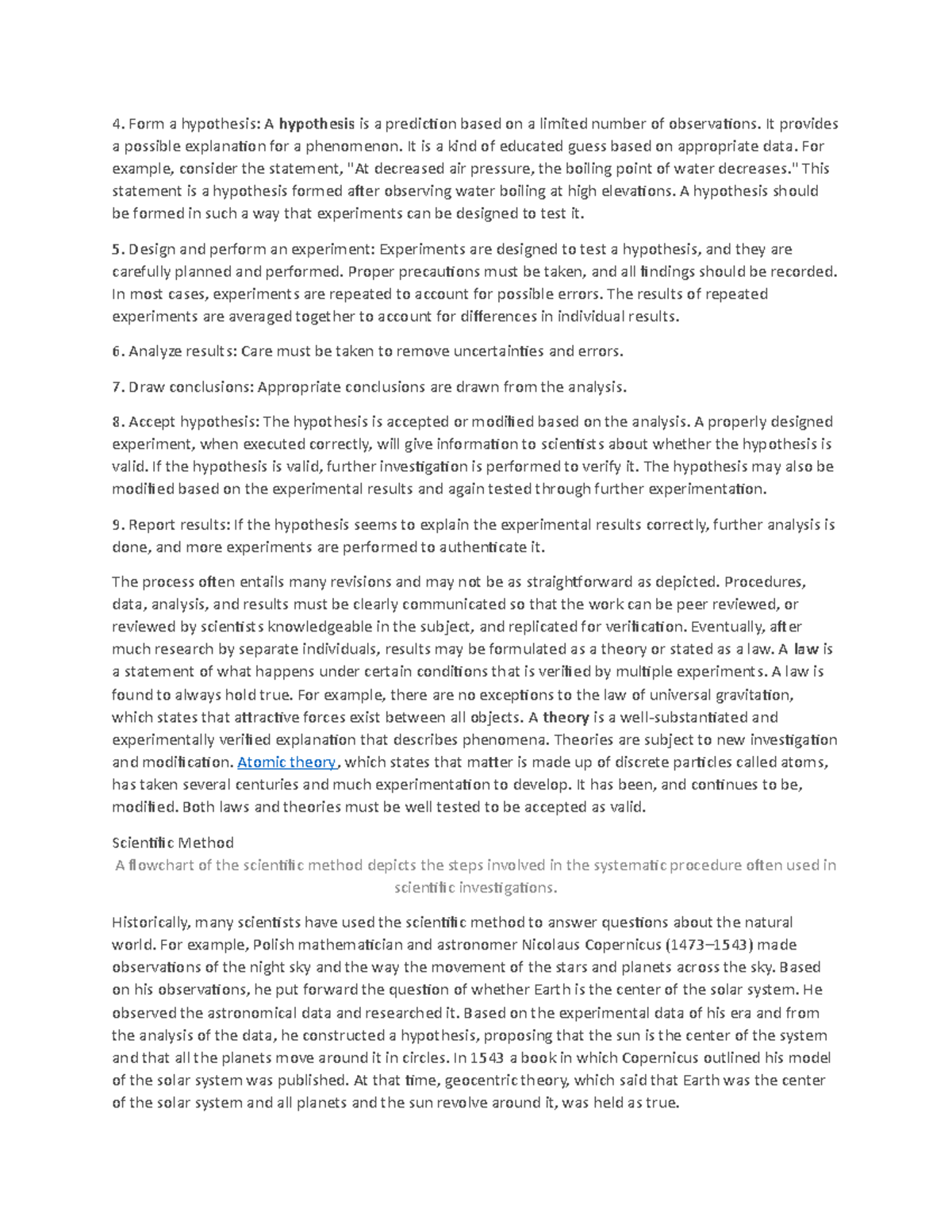 Advanced 3 - Study Guide over the nursing course . - Form a hypothesis ...