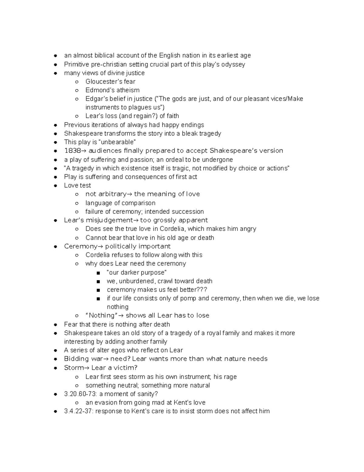 King Lear Lecture - an almost biblical account of the English nation in ...