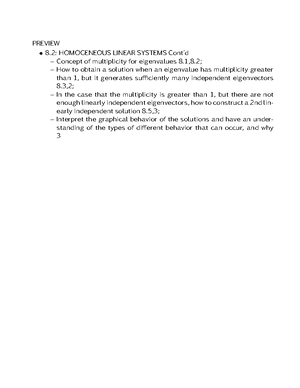 MATH2860 ODE Lecture 17 Systems 1st order ODEs - PREVIEW • 8 ...