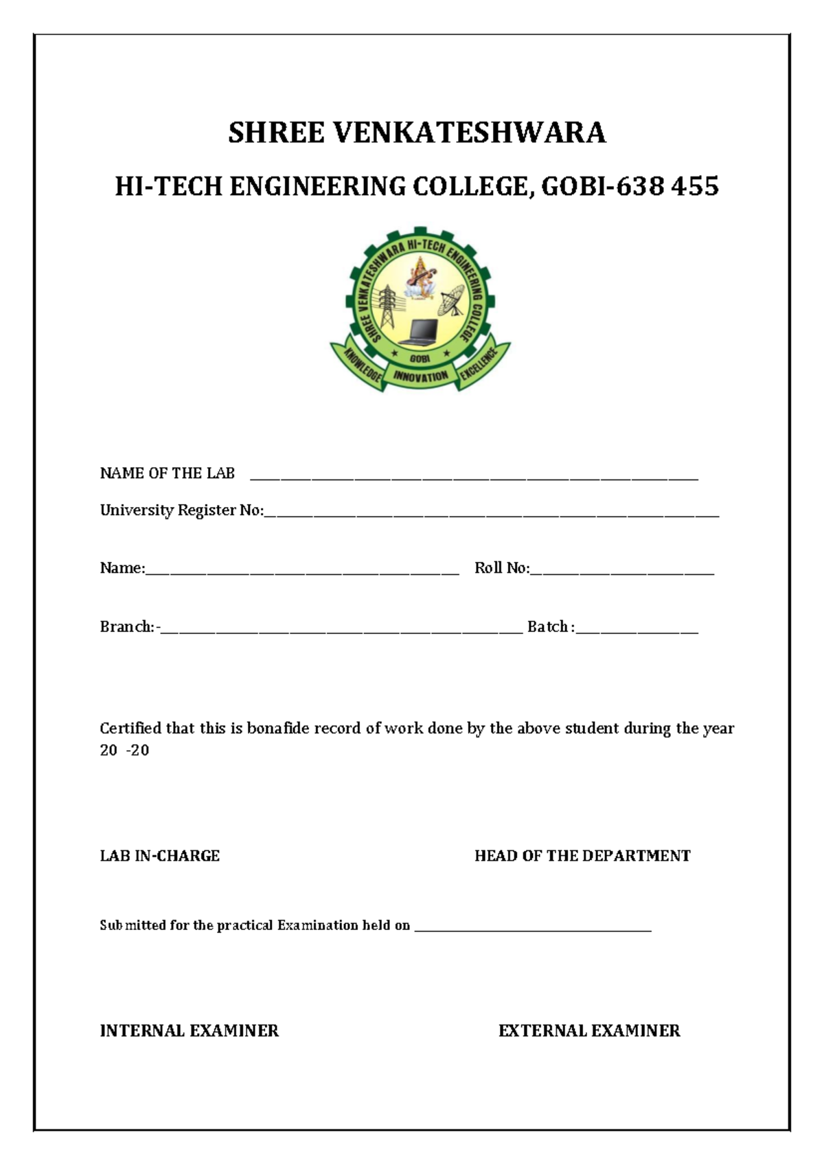 CS3401- Algorithm lab Manual - SHREE VENKATESHWARA HI-TECH ENGINEERING ...