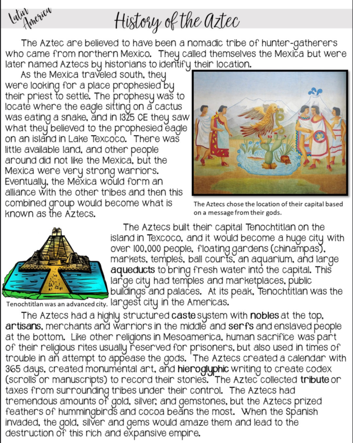 History of the Aztec - Studocu