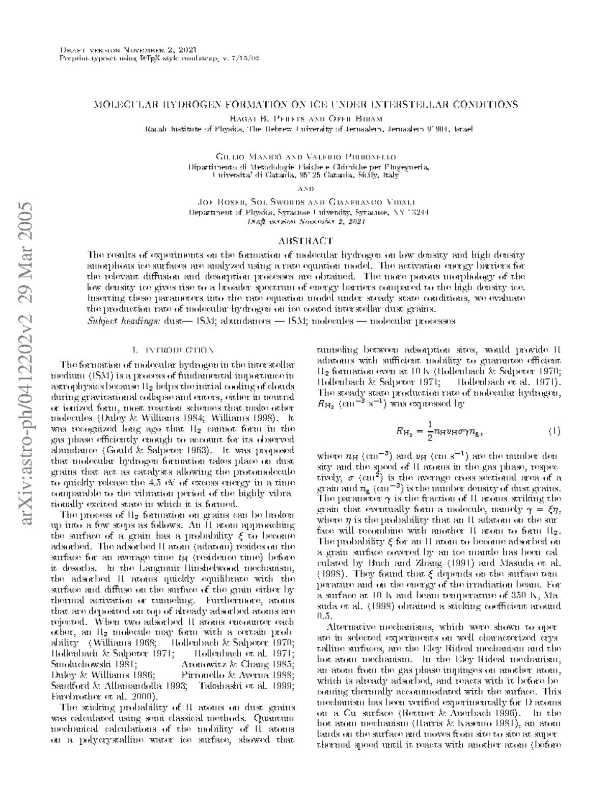 0412202 - Cours - arXiv:astro-ph/0412202v2 29 Mar 2005 Draft version ...