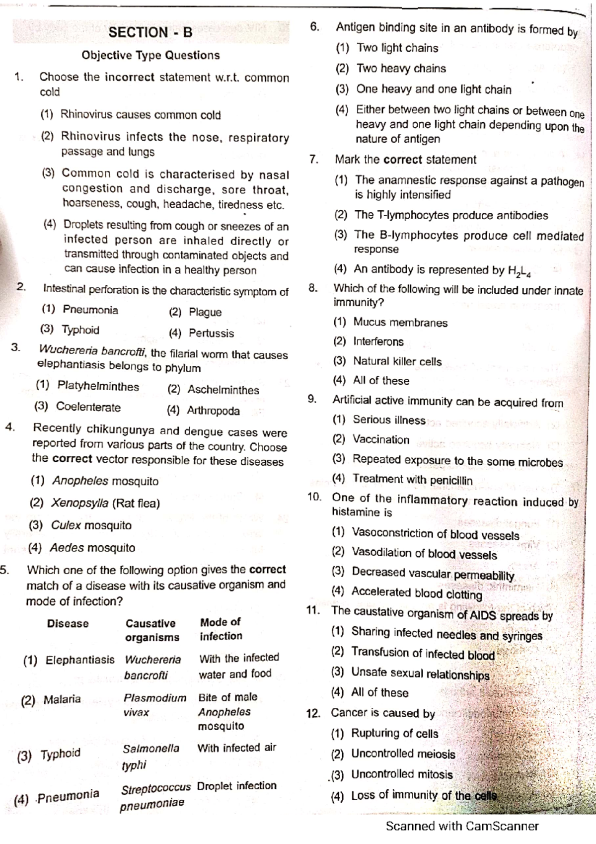 Human Health and Disease Assignment - Environmental Science - Studocu