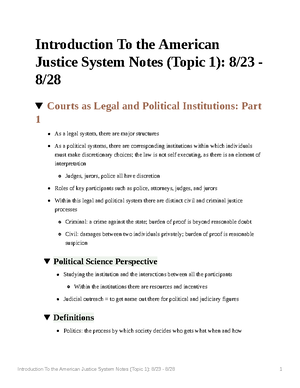 Justice System Actors - Topic 3 Juries - . enjoy a speedy, public trial ...