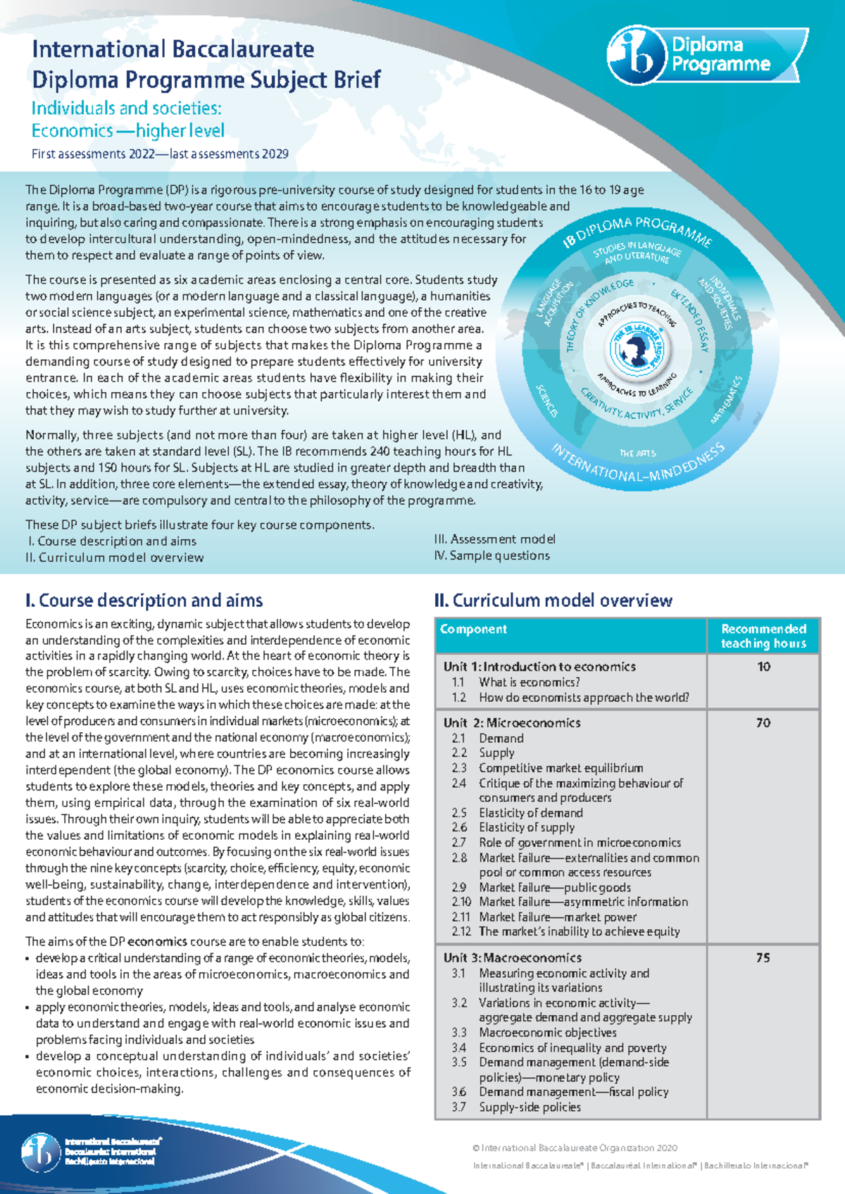 Economics syllabus - The Diploma Programme (DP) is a rigorous pre ...