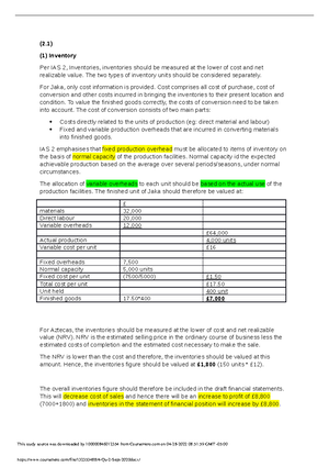 Lecture 8 Learning notes for elimination of Interco transactions (April ...