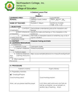 Determining Relevance and Truthfulness final DLP - DETAILED LESSON PLAN ...