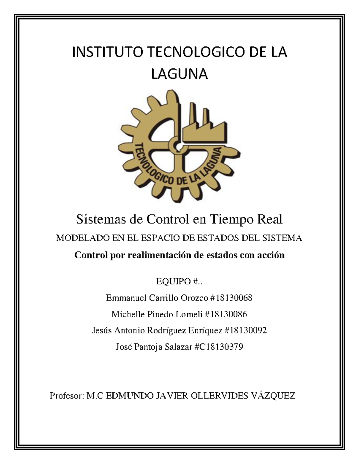 Control REI Sist Elec Mec Traslacion Solenoide - Sistemas De Control En Tiempo Real - Studocu