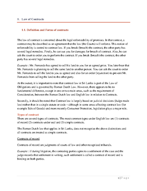 Long questions and answers - CLS cc Contract Questions Semester 1 ...