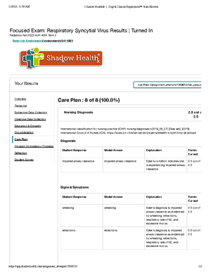 Shadow Health Eden Wu Documentation - 11/8/23, 11:38 AM | Shadow Health ...