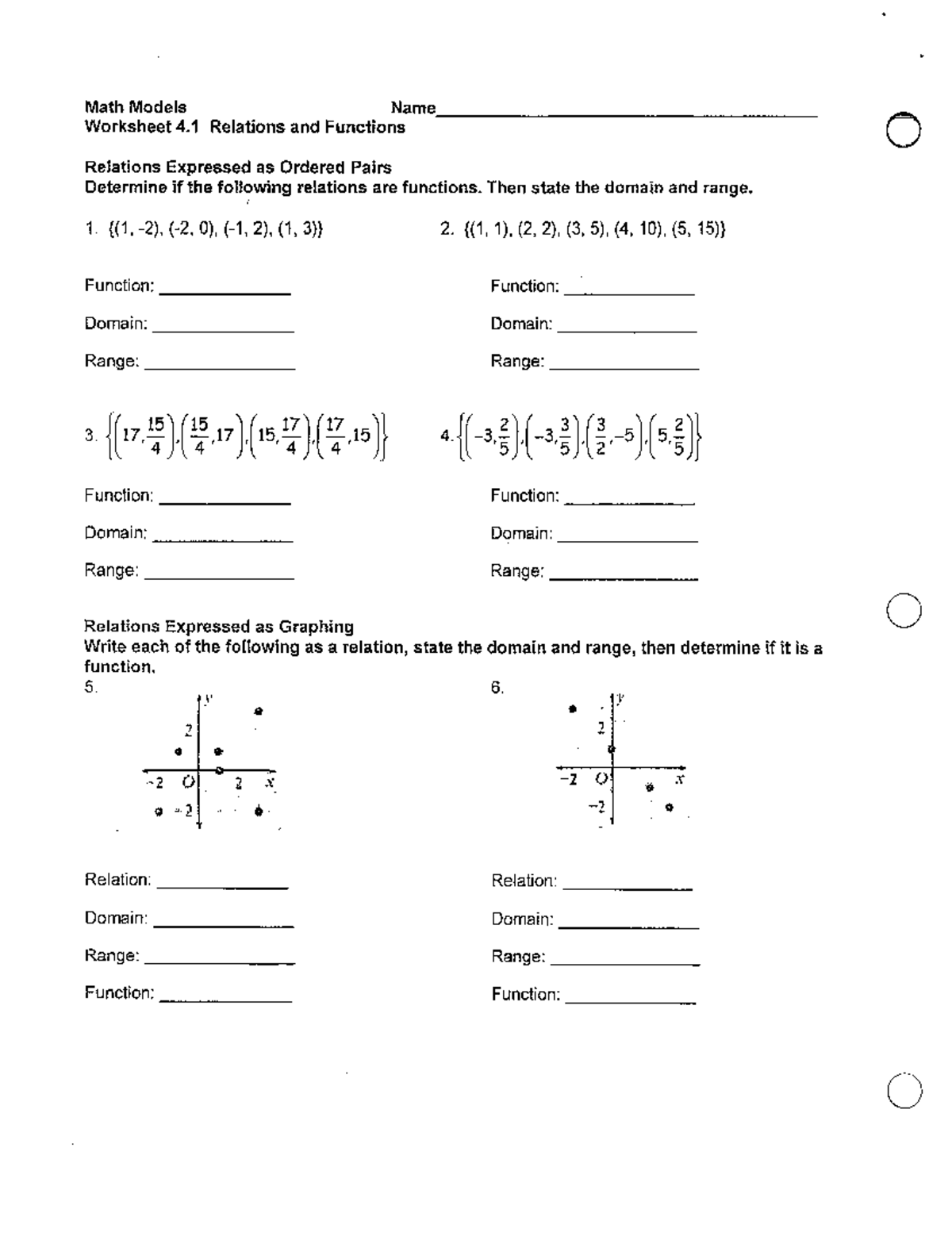 Alg functions warm-up - algebra 1 - Studocu