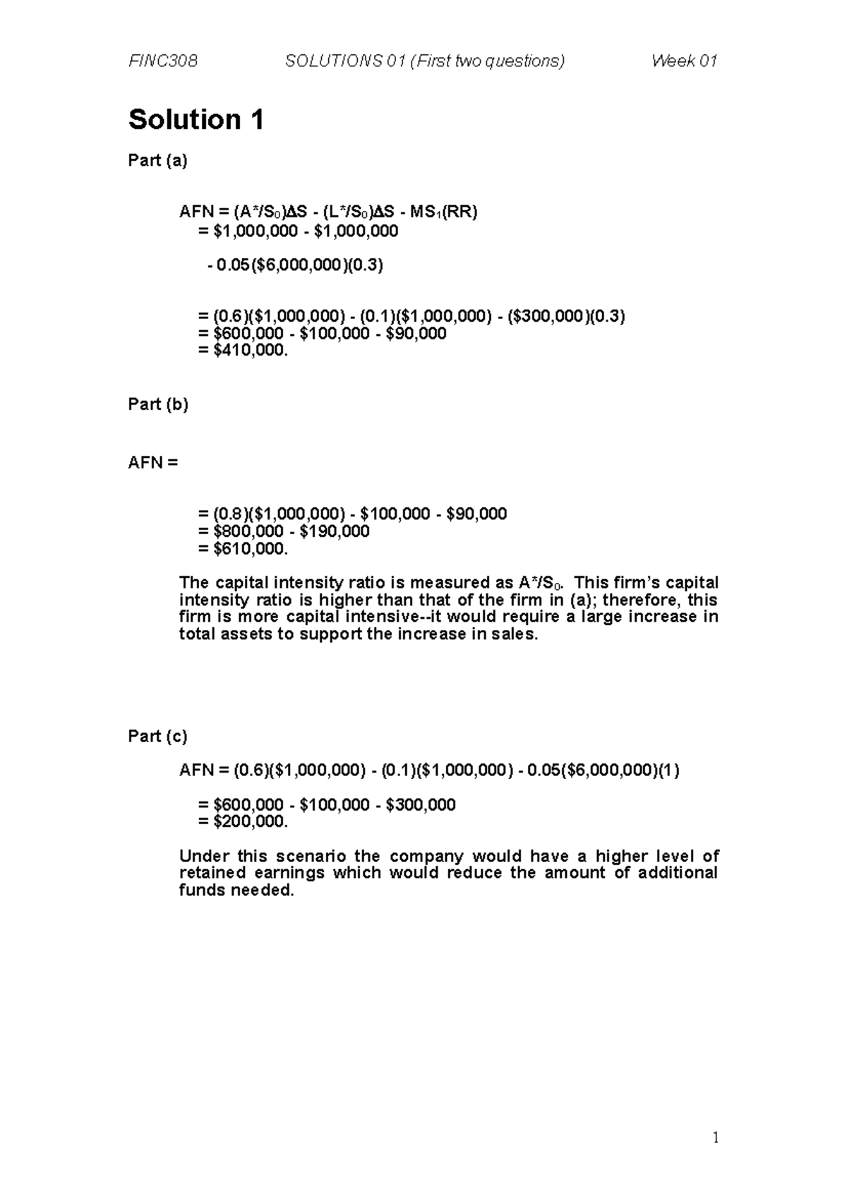 Tutorial Problems Week 01 Set 01 Solutions Q1 Q2 2022 - Solution 1 Part ...