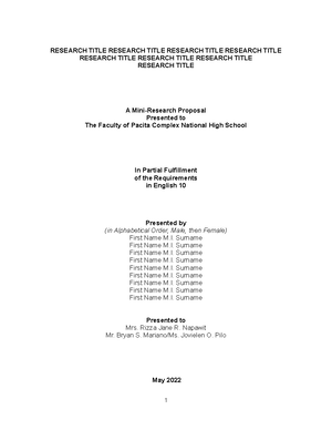 Advocacy Script for environment - Technical Writing - FEU - Studocu