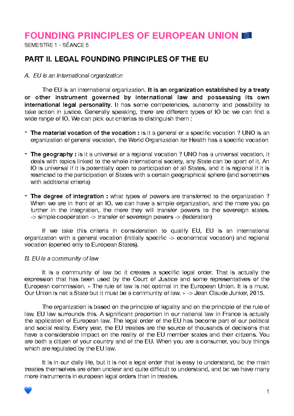 Founding principles of EU 5 - FOUNDING PRINCIPLES OF EUROPEAN UNION 🇪🇺 ...
