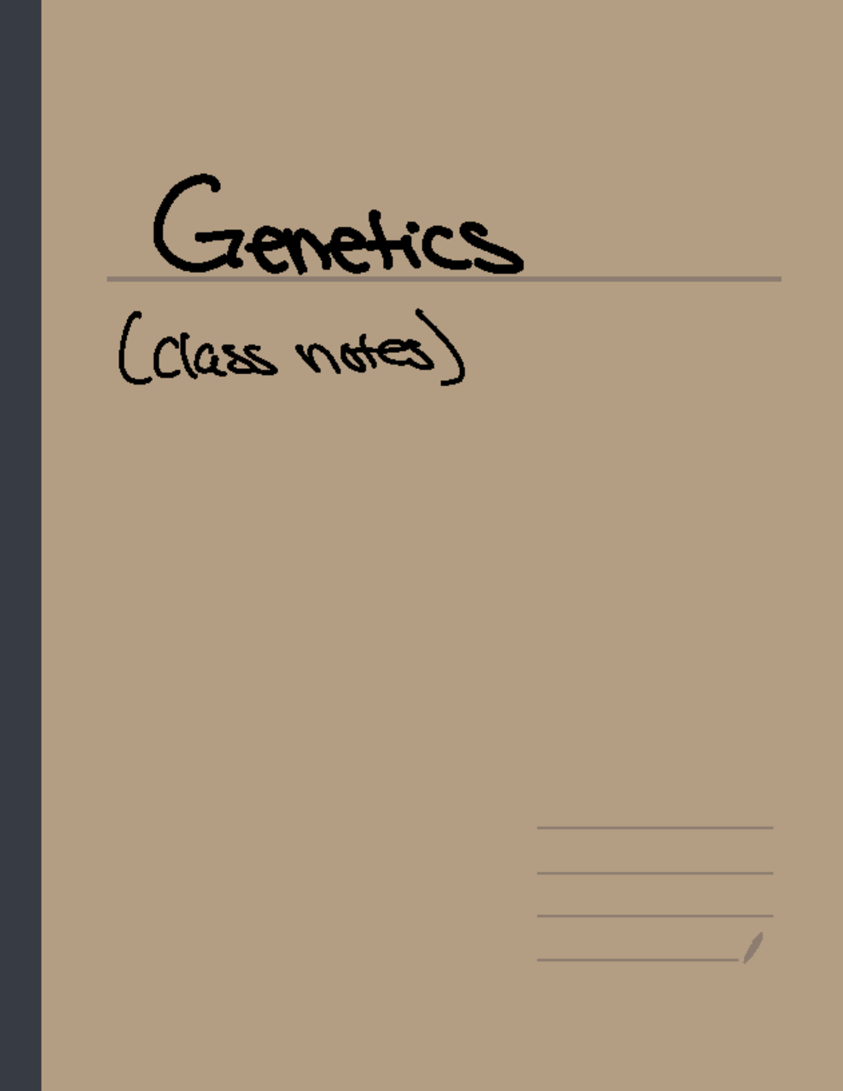 Genetics - more detailed - Genetics ####### (class notes) Mendelian ...
