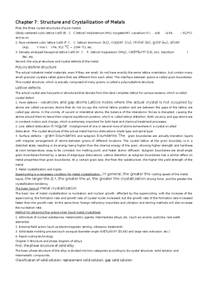 Unit 8 Metals and Metallic Materials - Reference for lesson preparation ...