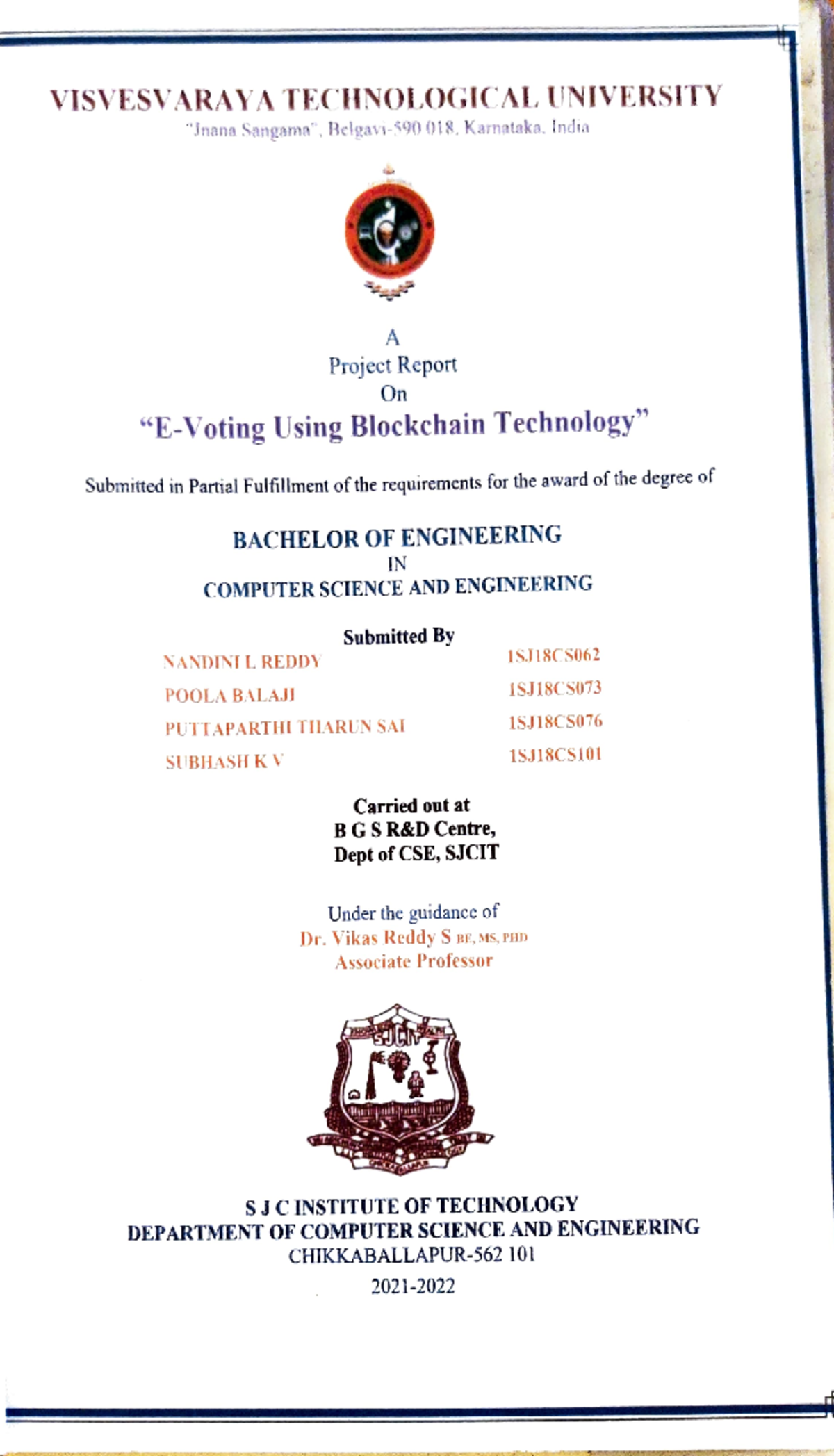 062073076101 - Ccgjjjvccccc - Computer Science and Engineering - Studocu