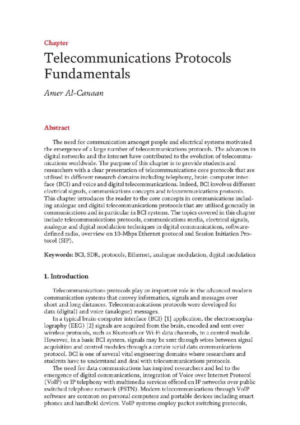 Telecommunication Protocols - Computer science and engineering - Studocu