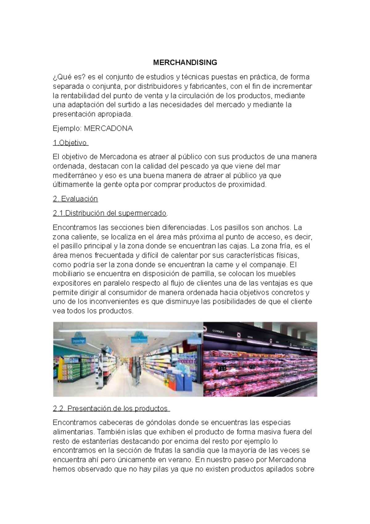 Merchandising - MERCHANDISING ¿Qué es? es el conjunto de estudios y ...