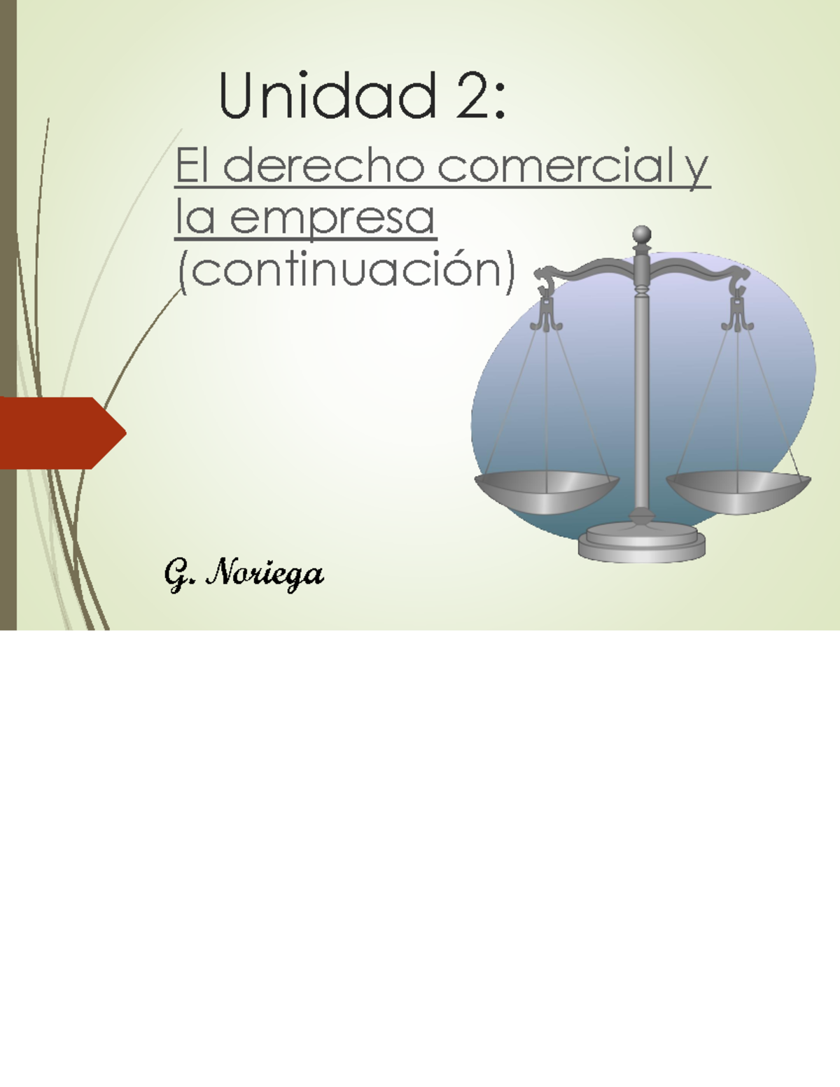 Unidad 2 - Apuntes - Unidad 2: El derecho comercial y la empresa ...