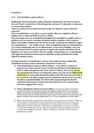 Skeleton argument - CRIMINAL LAW - IN THE SUPREME COURT BETWEEN: MR ...