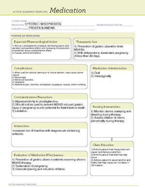 Active Learning Template Nursing Skill - Non Pharmacological Labor ...