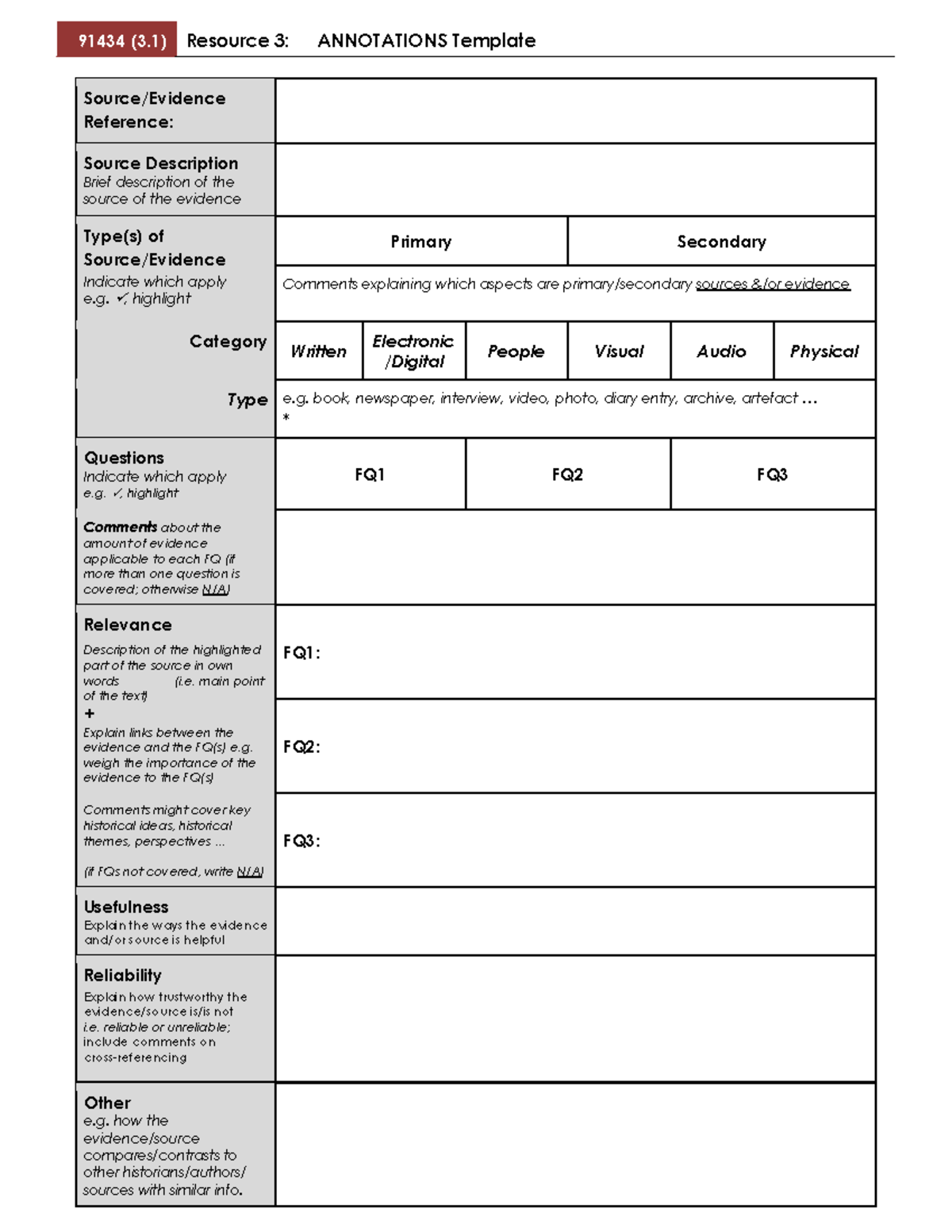 3.1 Resource 3 - 3FQs Annotation Template Single - 91434 (3) Resource 3 ...