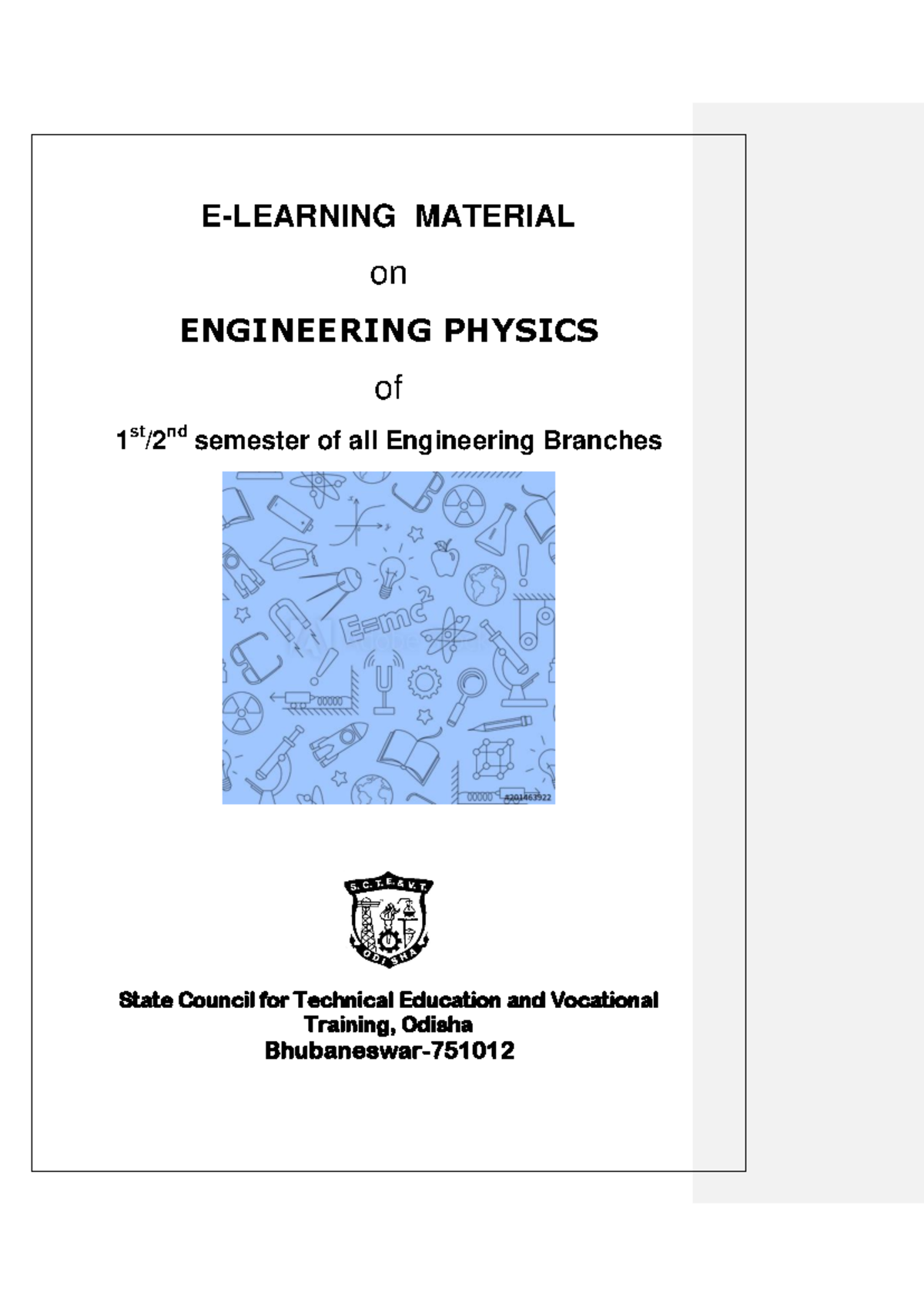 Engg Physics-1st-year-LM - E-LEARNING MATERIAL on ENGINEERING PHYSICS of 1 st / nd semester of ...